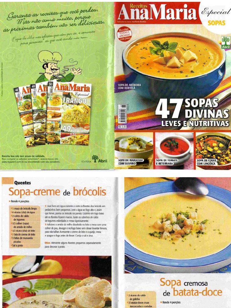 47 Receitas de Sopas PDF | PDF