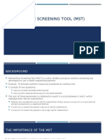 Malnutrition Screening Tool - FINAL | PDF