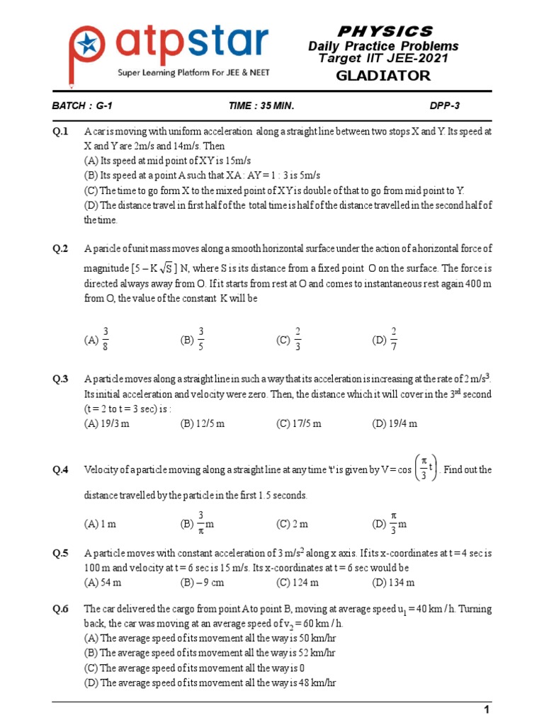 Phy New PDF | PDF | Speed | Acceleration