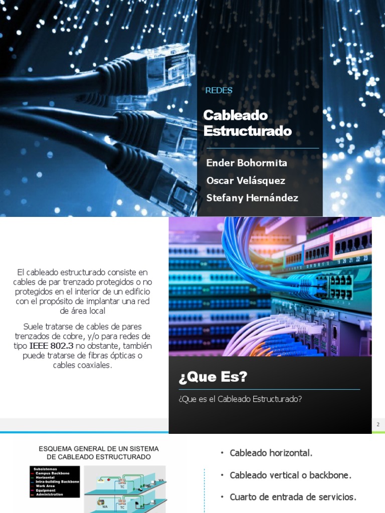 Guía de Cableado Estructurado | PDF | Electrónica | Telecomunicaciones
