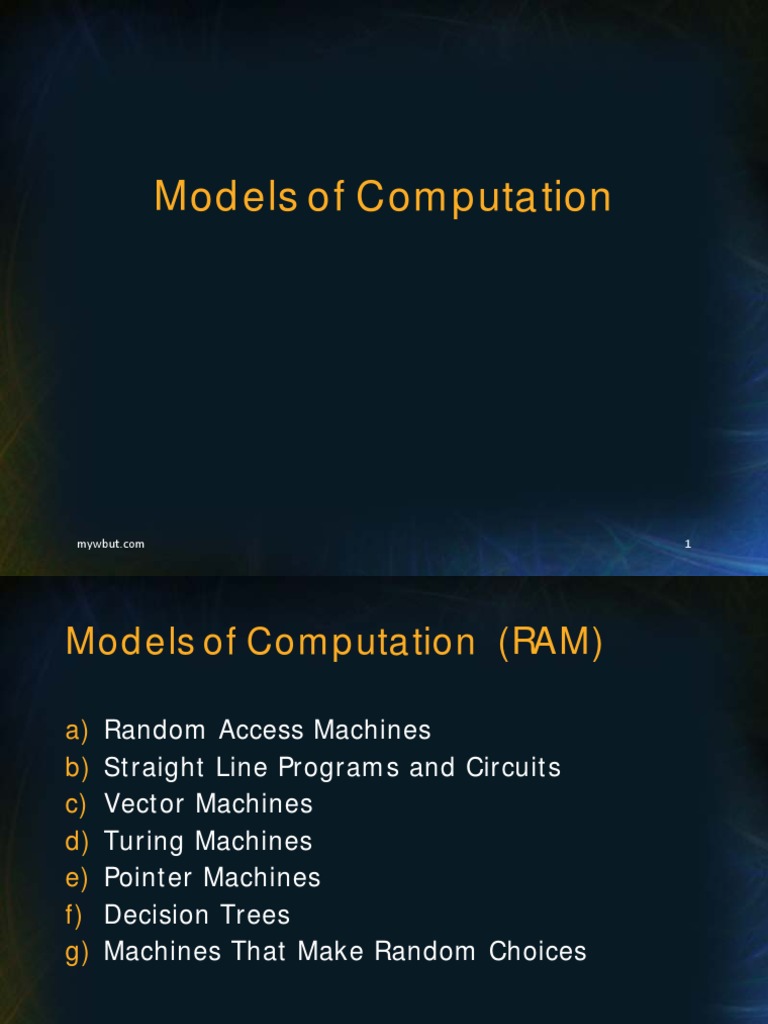 Models Of Computation Pdf Time Complexity Computational 5550