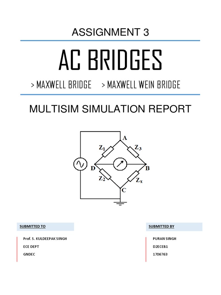 Ac Bridges PDF | PDF | Amplitude | Quantity