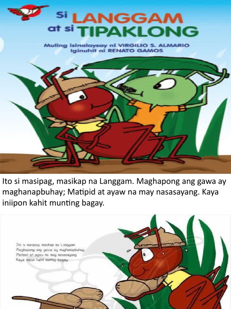 Si Langgam at Si Tipaklong | PDF