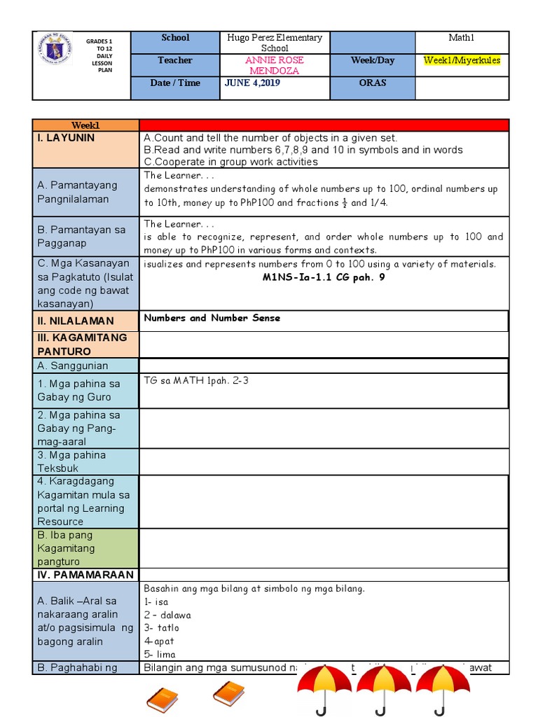 Math Week 1 Day2 | PDF