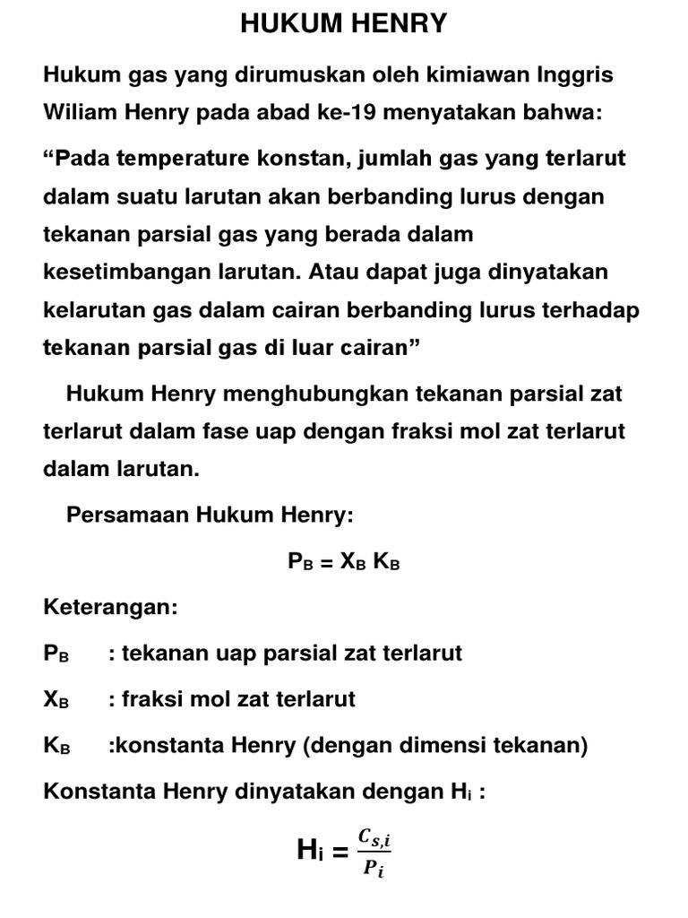 Hukum Henry | PDF