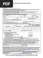 Disability Claim Payment Details | PDF | Perjury | Employment