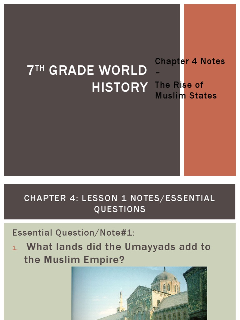 The Rise and Decline of Early Muslim States: Notes on the Umayyad ...
