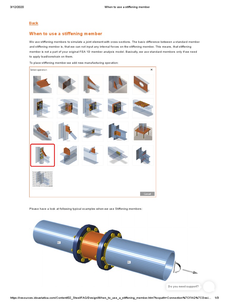 When To Use A Stiffening Member | PDF