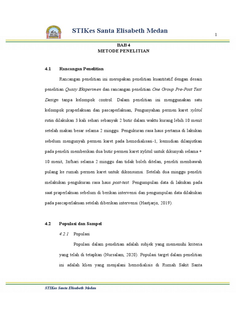 Proposal Bab 4 Angenia | PDF | Kesehatan Holistik