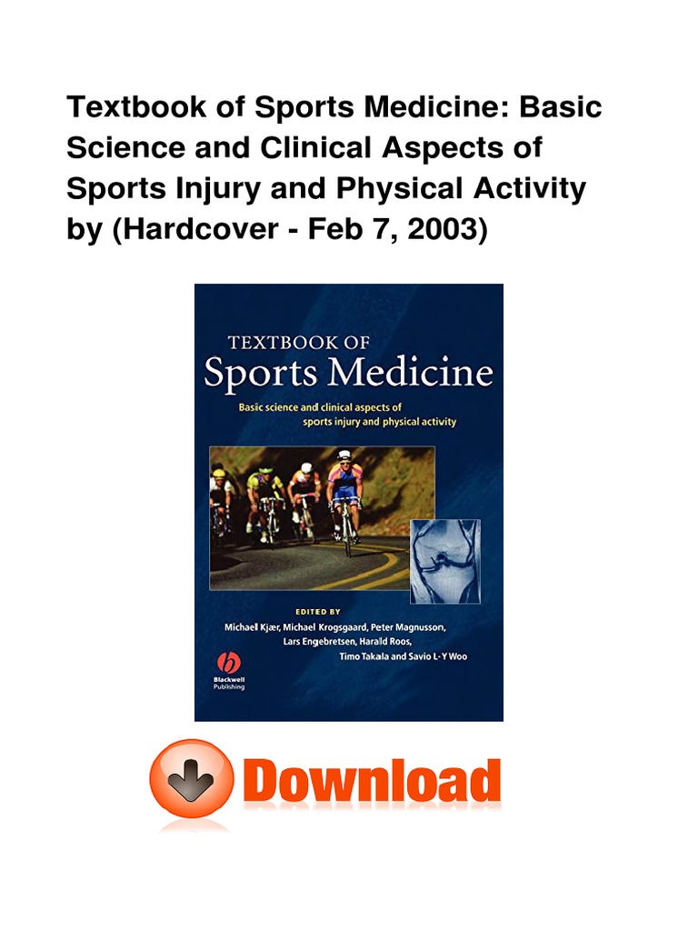 Sports Medicine Textbook Overview | PDF | Textbook | Books