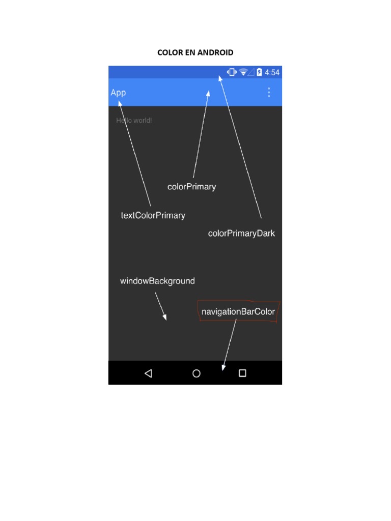 Cambio de Color en Android | PDF