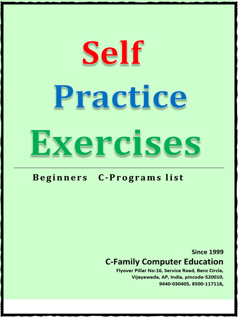 Beginners C-Programs List: Since 1999 | PDF | Control Flow | C (Programming Language)