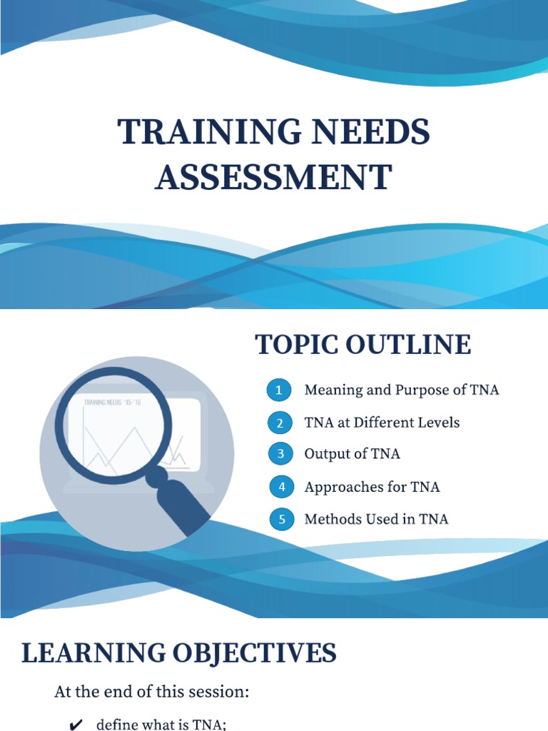 TNA GDNilo | PDF | Survey Methodology | Needs Assessment