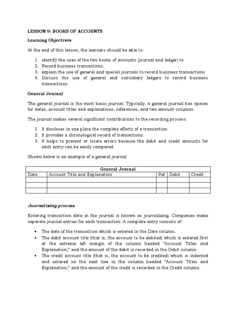 Understanding Books of Accounts | PDF | Debits And Credits | Receipt