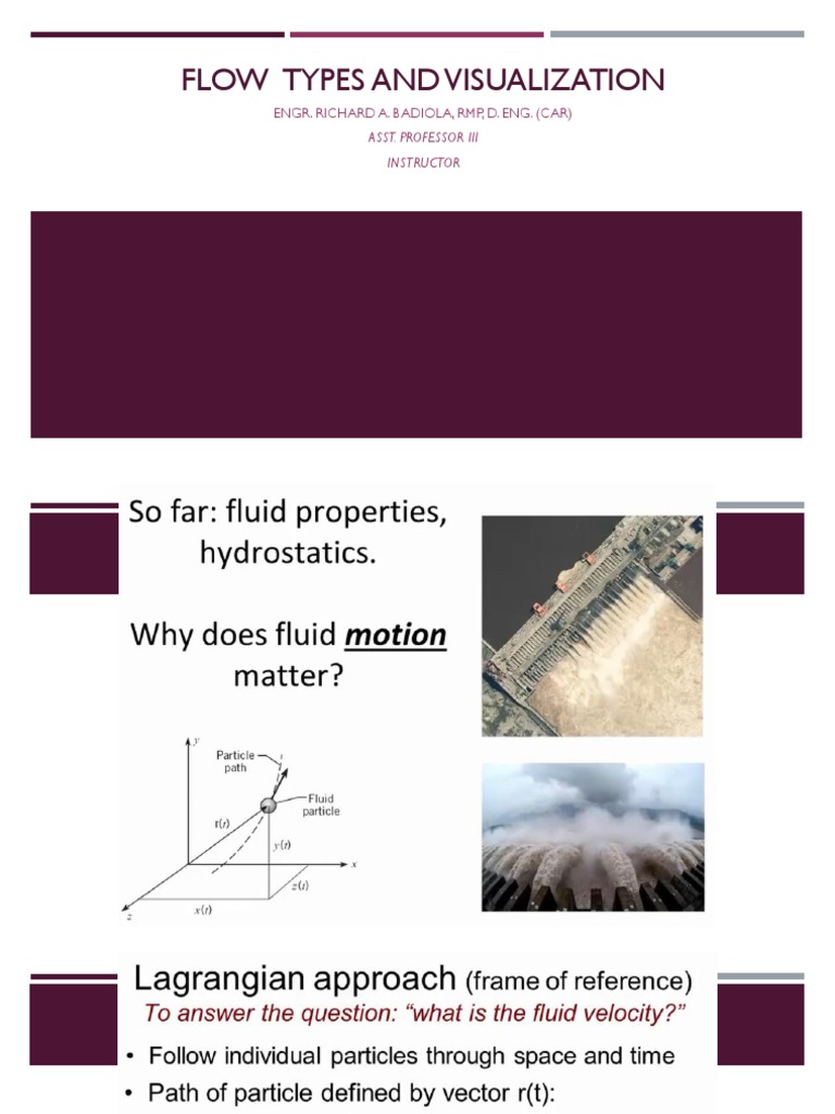 Flow Types and Visualization - 8 | PDF