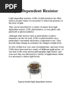 PROJECT ON Variation in Current in LDR | PDF | Semiconductors ...