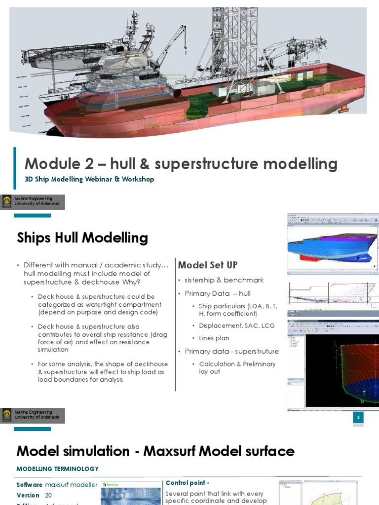 Module 2 - Hull and Superstructure Modelling | PDF | Hull (Watercraft ...