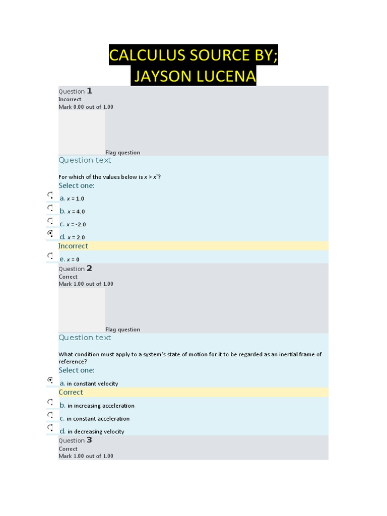 Calculus Source by Jayson Lucena | PDF | Tangent | Slope