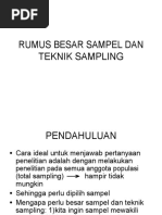Definisi dan Teknik Simple Random Sampling | PDF