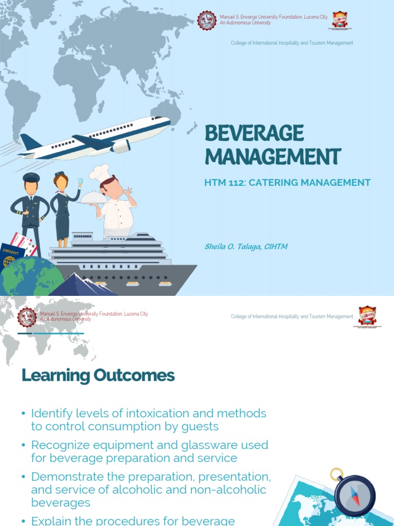 Beverage Management | PDF | Alcoholic Drinks | Martini (Cocktail)
