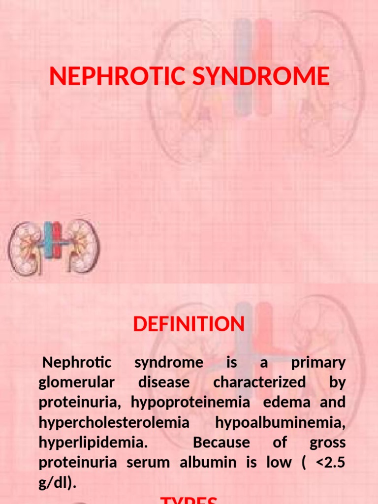 Nephrotic Syndrome | PDF | Medicine | Epidemiology