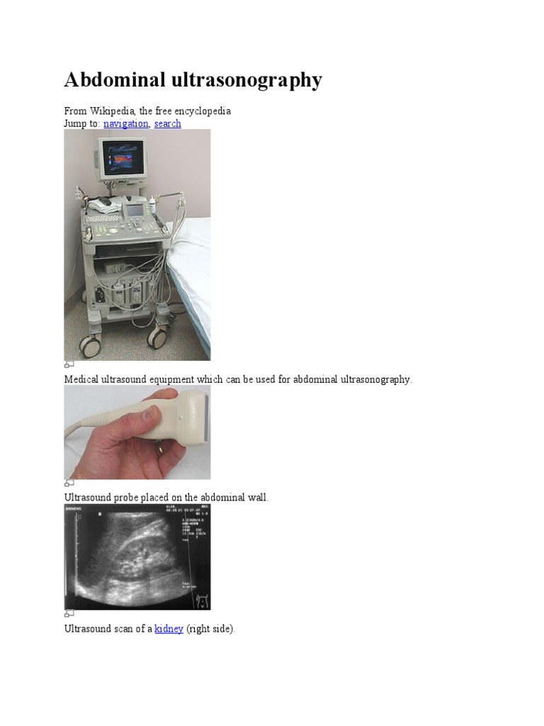 Abdominal Ultrasonography | Download Free PDF | Medical Ultrasound ...