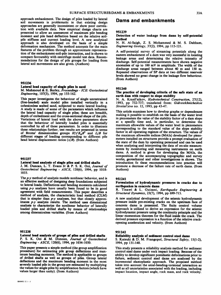 Lateral Load Analysis of Single Piles An PDF | Download Free PDF ...