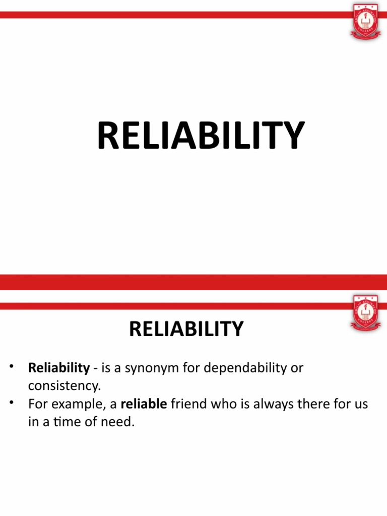 Chapter 5 Reliability Pdf Variance Errors And Residuals 0754