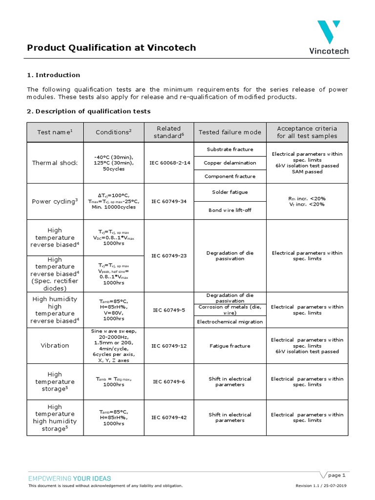 Power Module Qualification Tests | PDF | Solder | Corrosion