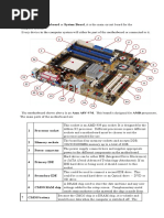 Identifying Motherboard Hardware Parts and Its Function | PDF | Bios ...