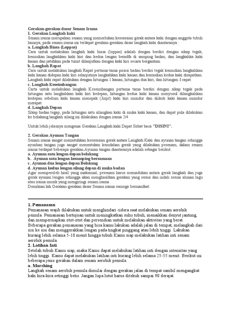Gerakan | PDF | Kesehatan Holistik