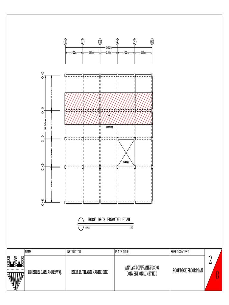 Roof Deck Framing Plan | PDF