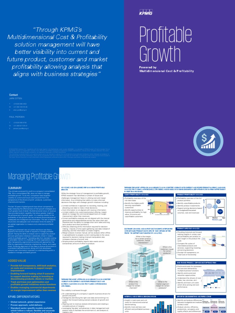 Profitable Growth: Powered by Multidimensional Cost & Profitability ...