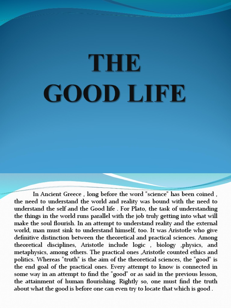STS Report-Good Life | PDF