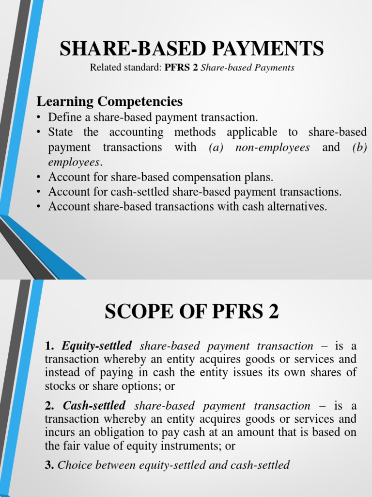 Share-Based Payments: Learning Competencies | Download Free PDF ...