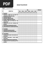 Checklist Tugas Office Boy | PDF