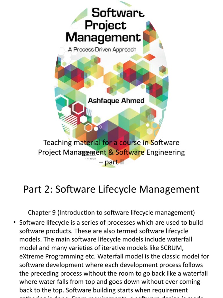 Teaching Material For A Course in Software Project Management ...