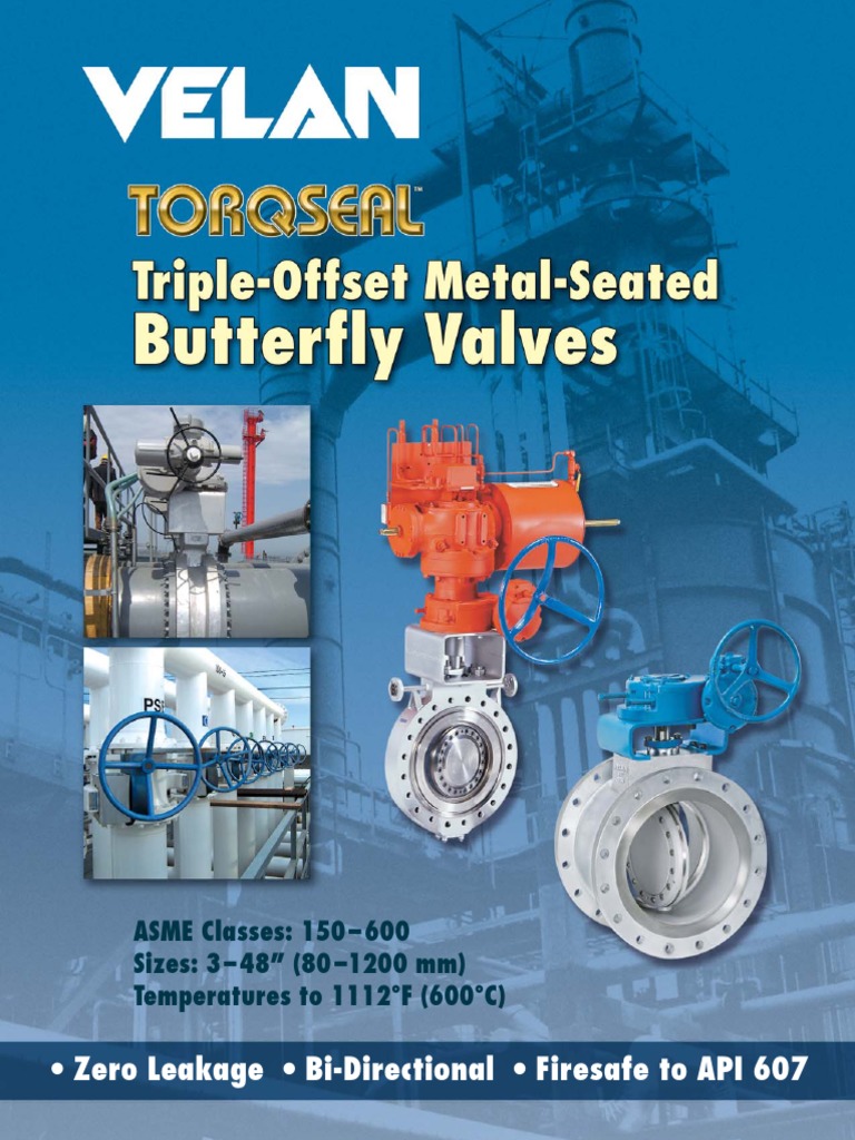 Velan Butterfly Valves PDF | PDF | Valve | Heat Exchanger
