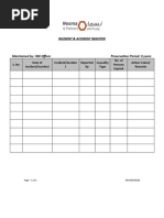 Equipment Register Template | PDF | Prevention | Safety