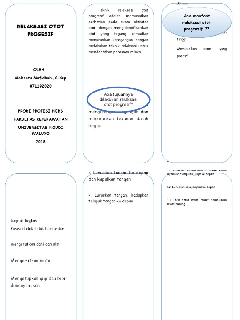 Leaflet Relaksasi Otot Progresif | PDF