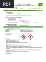 Safety Data Sheet Nitomortar Tc2000 Base: Revision Date: 26/06/2019 Revision: 0 | PDF | Toxicity ...