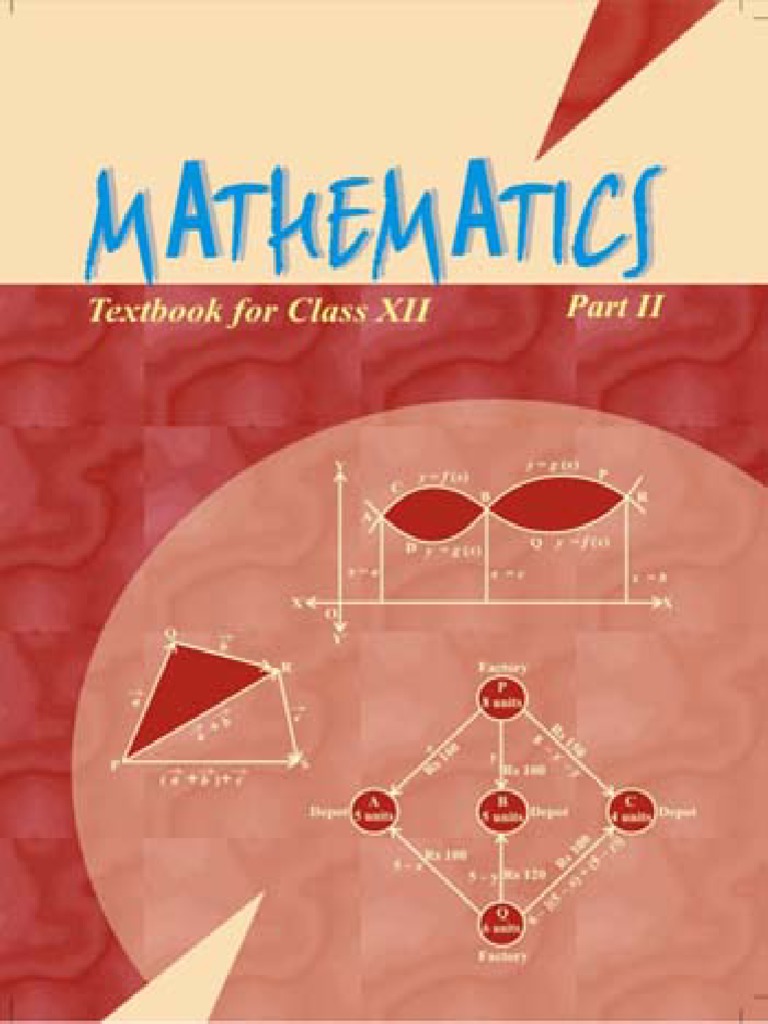 Mathematics - Textbook For Class XII - Part II PDF | PDF | Derivative ...