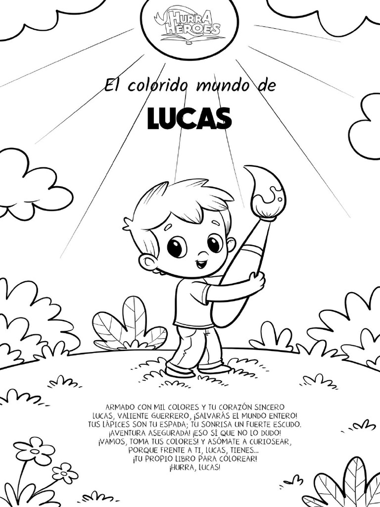 Libro para Colorear Lucas | PDF