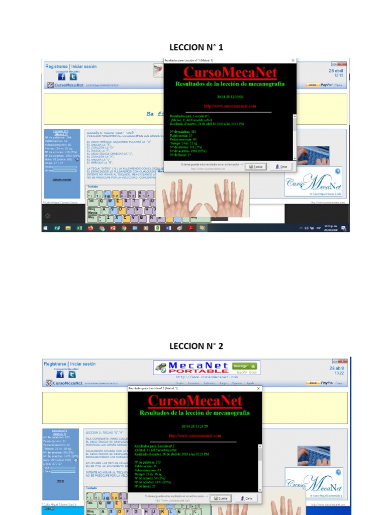 Leccion N°1-2 Mecanet-Julian Ochoa | PDF