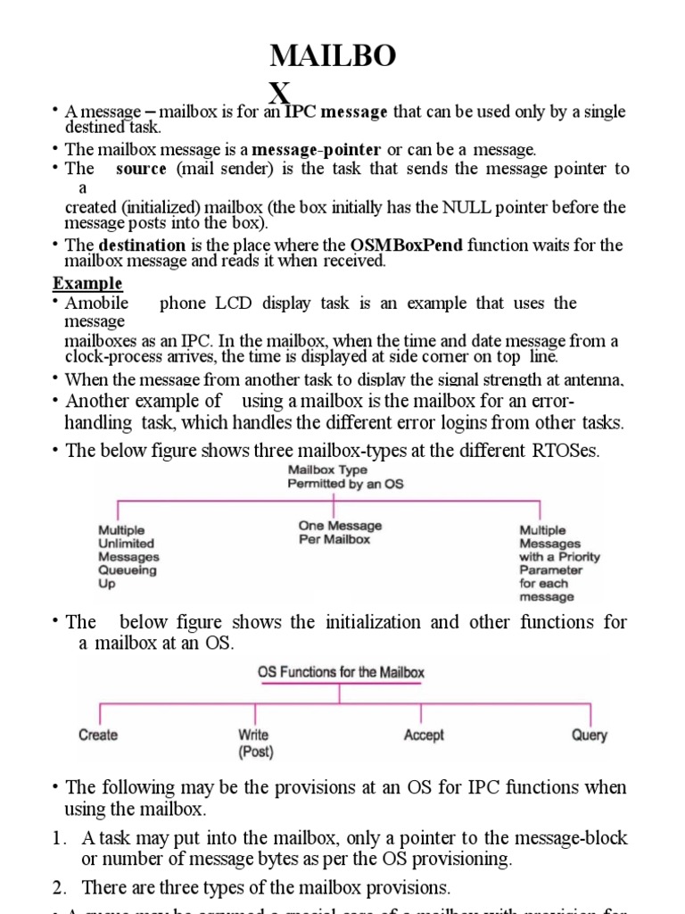 Mailbox | PDF | Pointer (Computer Programming) | Computer Engineering