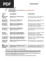 Holiday Preference List 2024 | PDF