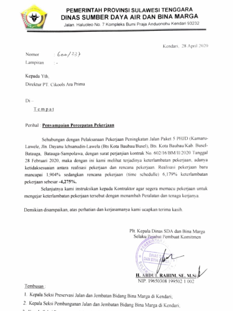 Surat Teguran | PDF