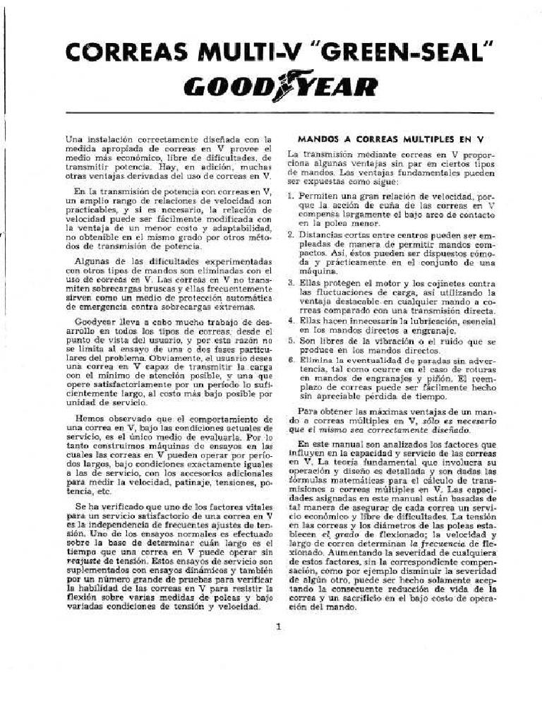 Manual de Correas en V7 PDF | PDF