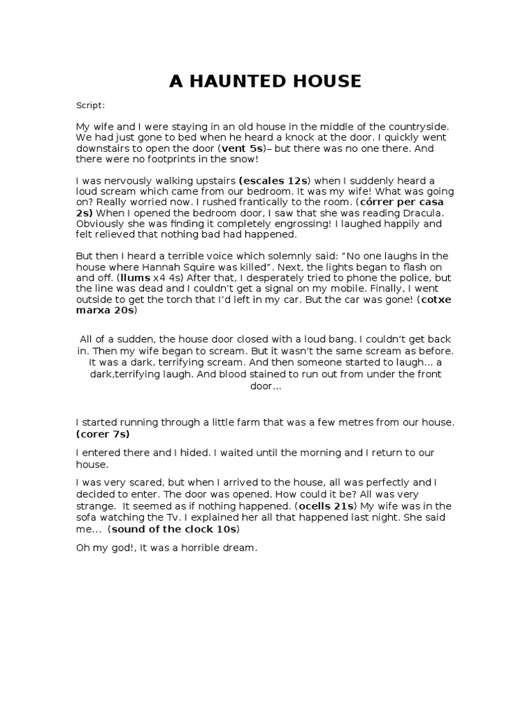 A Haunted House | PDF