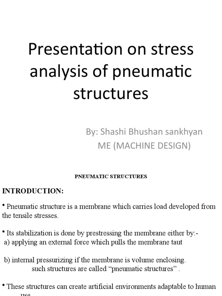 Presentation On Pneumatic Structures | PDF | Textiles | Fibers